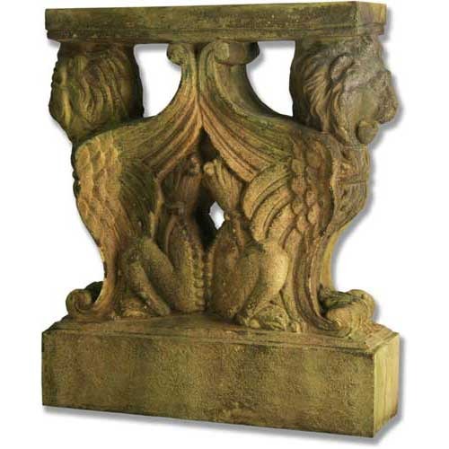 Winged Lion Table Base Outdoor/Indoor Statue — Bella Outdoors