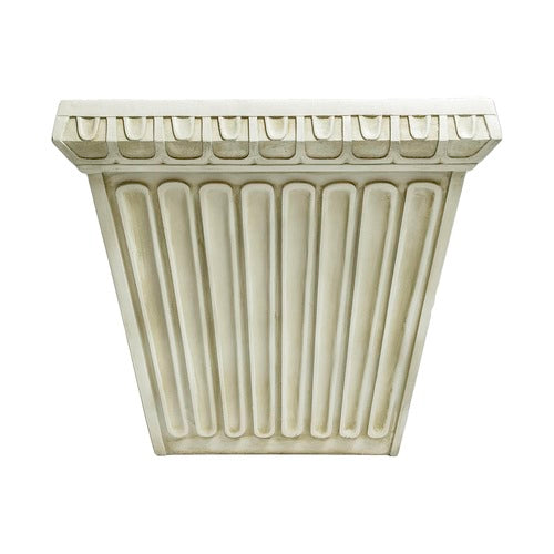 Fluted Square Pot 11.5 H (R) — Bella Outdoors
