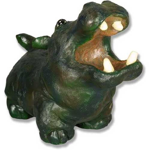 Molly Hippo Birdfeeder Outdoor/Indoor Statue — Bella Outdoors